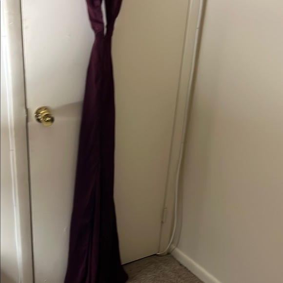 Tobi | Dresses | Tobi Purple Halter Gown For Prom | Poshmark